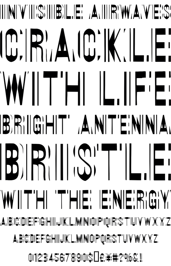 Double Vision - Desktop Font & WebFont - YouWorkForThem