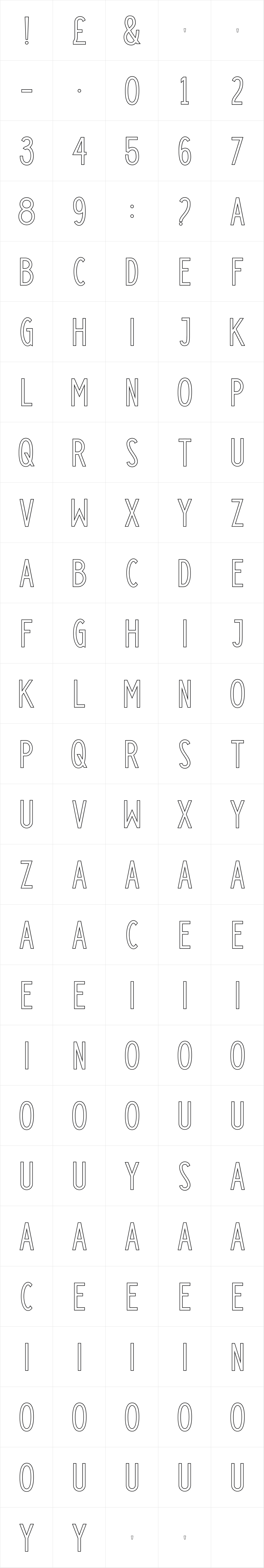 Paddington Outline Font OpenType - YouWorkForThem