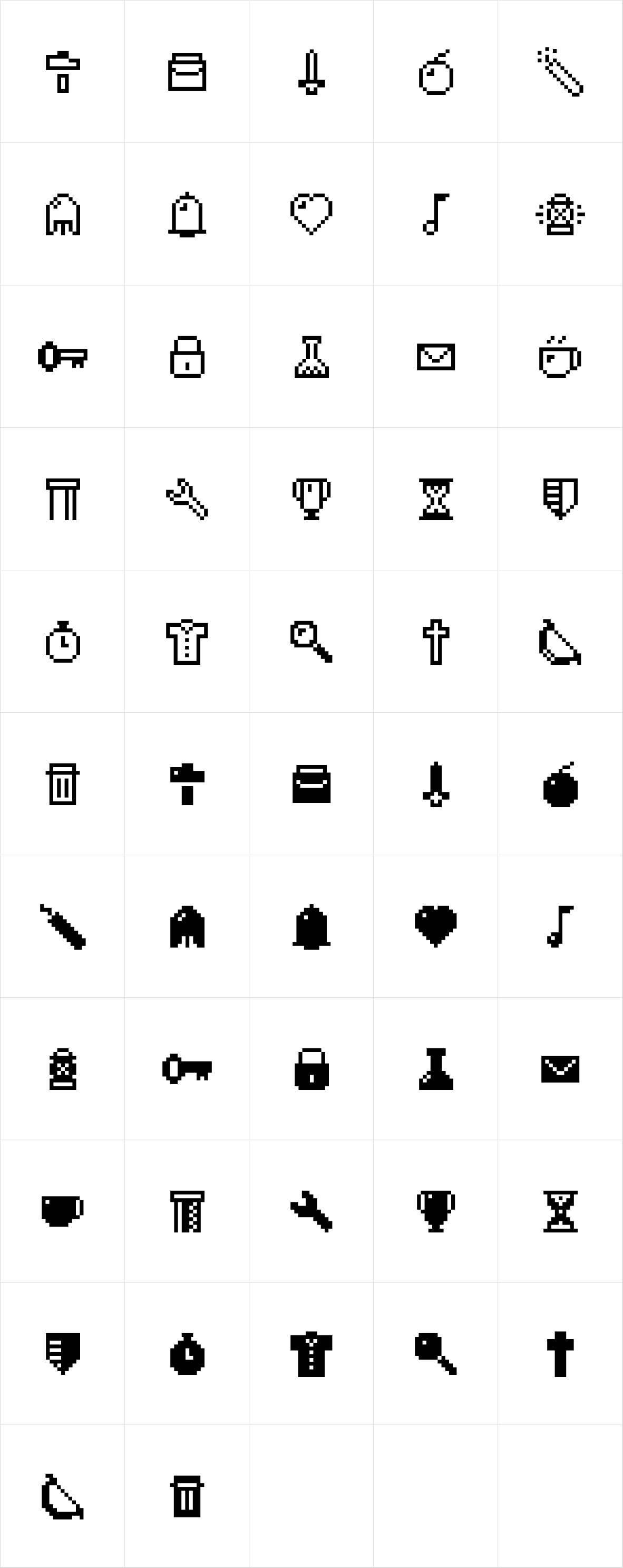 Pixie Extra Symbols Font OpenType - YouWorkForThem