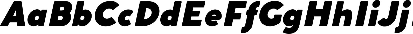 Coco Gothic Fat Italic