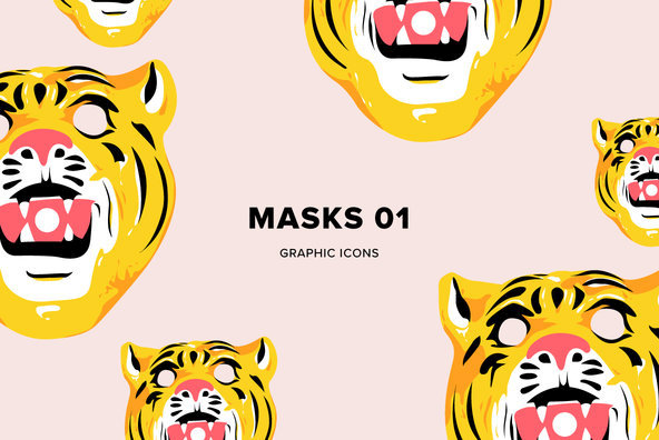 Masks 01 Graphics - YouWorkForThem