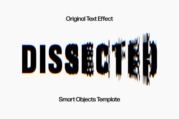 Distortion Glitch Text Effect - YouWorkForThem