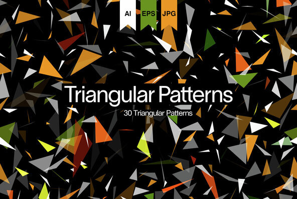 Triangular Patterns Graphics - YouWorkForThem