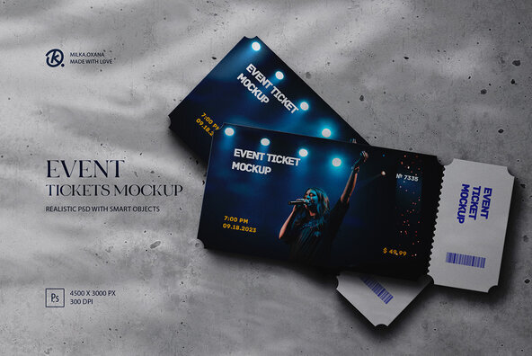 Scene With Two Tickets Graphics - YouWorkForThem