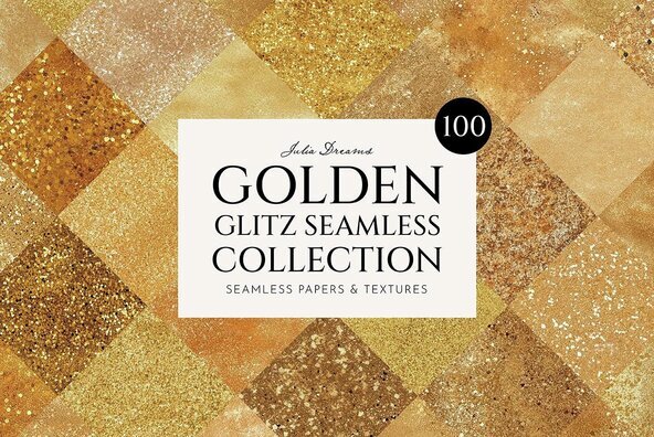 Golden Glitz Textures Gold Foil Graphics - YouWorkForThem