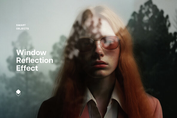 Window Reflection Photo Effect - YouWorkForThem