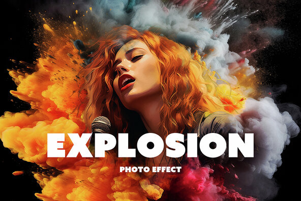 Cinematic Explosion Photo Effect - YouWorkForThem