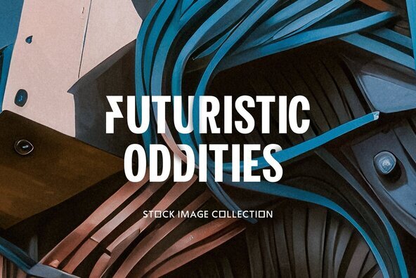 Futuristic Oddities: Abstract Sci-Fi Architecture Images for Graphic ...