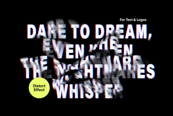 Distorted Glitch Text Effect - YouWorkForThem