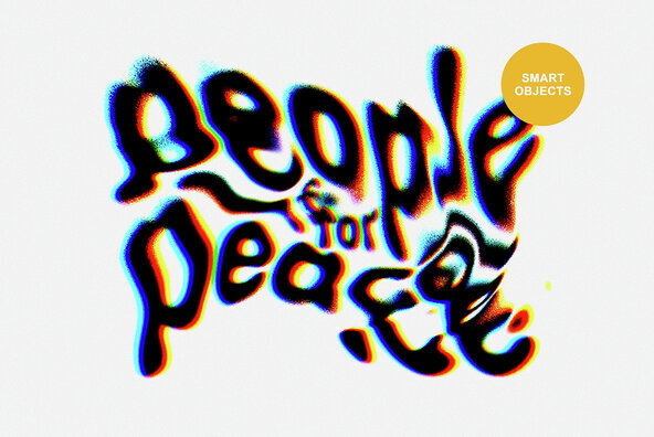 Liquid Distortion Glitch Text Effect - YouWorkForThem