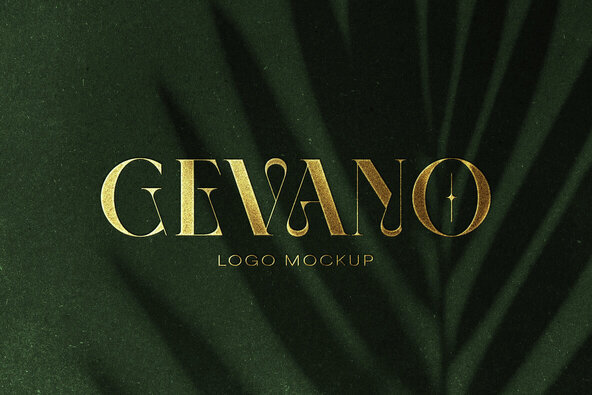 Embossed Foil Logo Mockup Graphics - YouWorkForThem