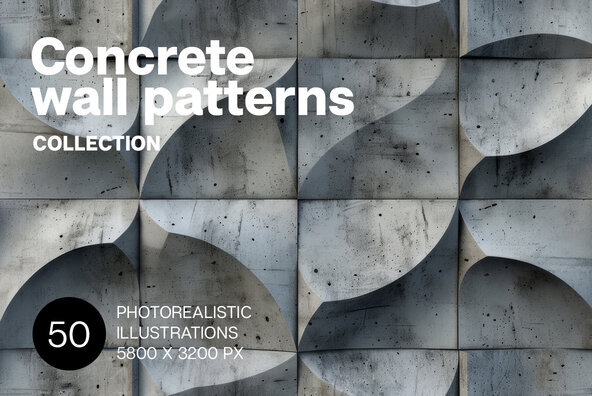 Concrete wall patterns Graphics - YouWorkForThem