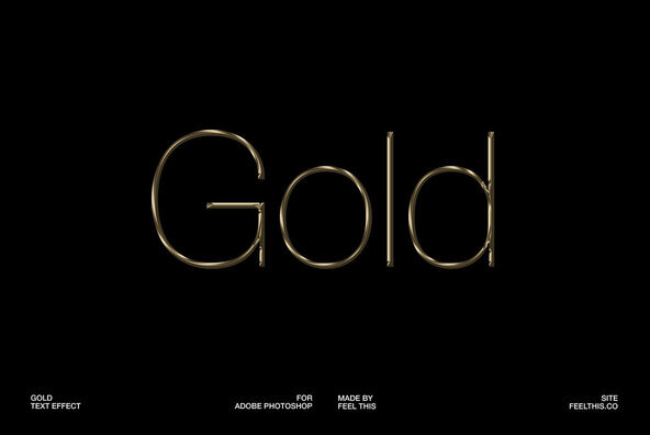 Gold Text Effect Graphics - YouWorkForThem