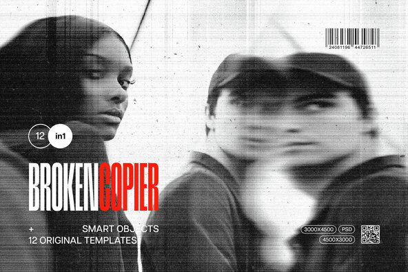 Broken Copier Photo Effects - YouWorkForThem