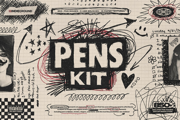 Pens Kit Graphics - YouWorkForThem
