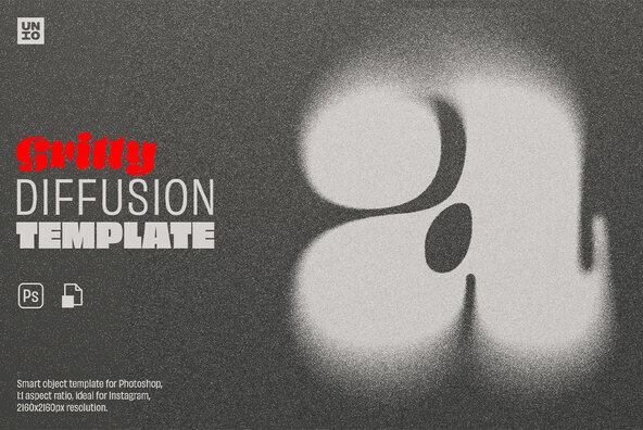 Gritty Diffusion Template Graphics - YouWorkForThem