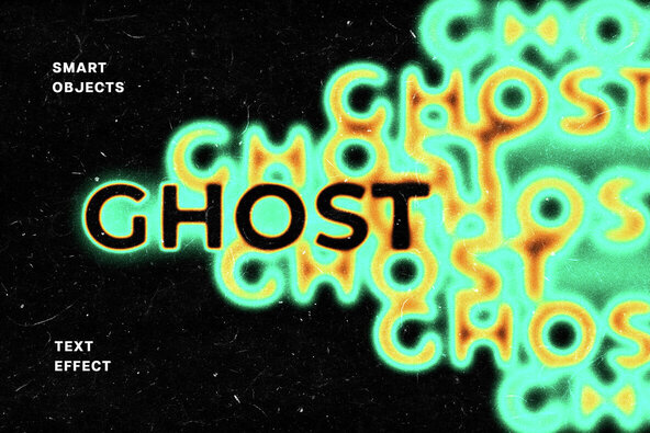 Ghost Duplication Melting Text Effect - YouWorkForThem