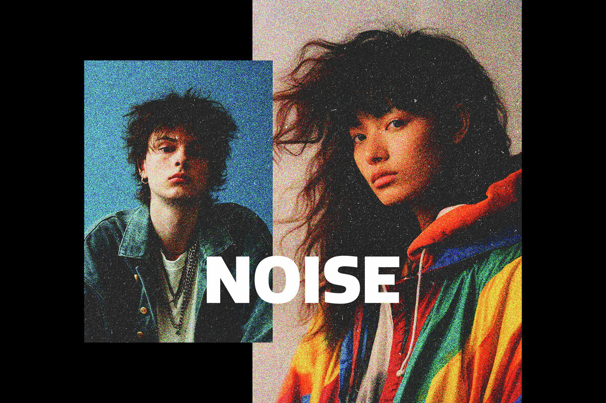 Retro Noise Photo Effect Font - FontPath