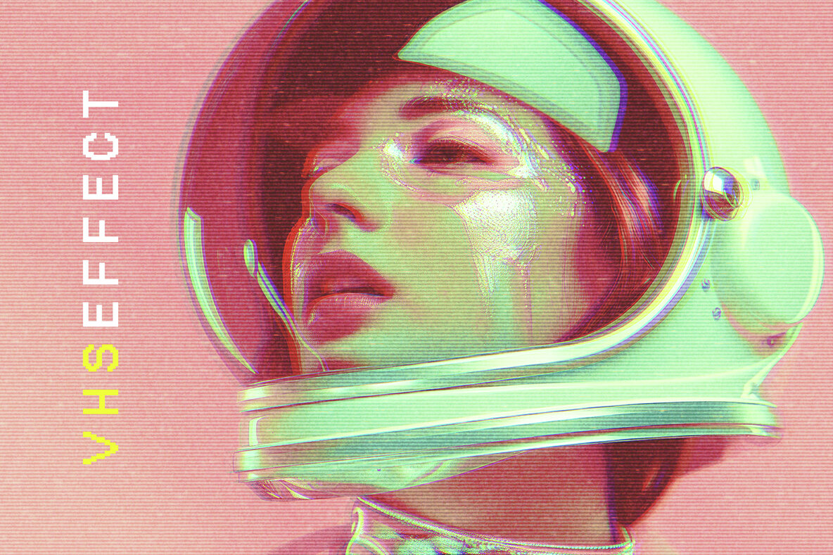 Retro VHS Photo Effect Font - FontPath