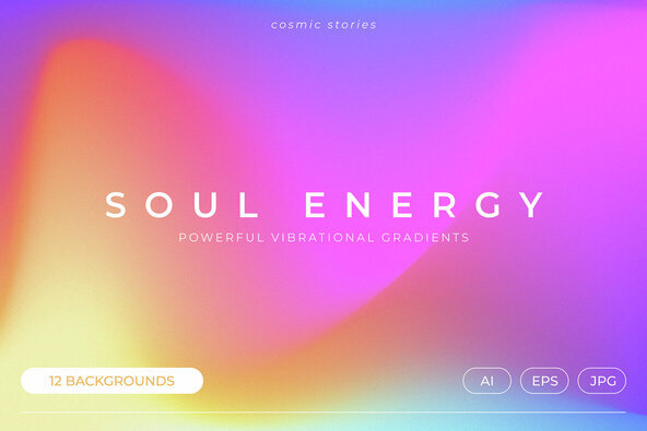 Soul Energy vibrant noisy gradients Graphics - YouWorkForThem