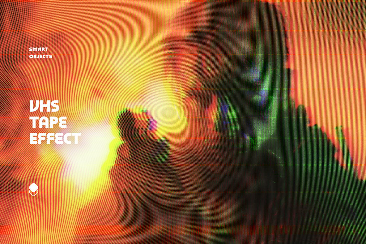 VHS Tape Photo Effect Font - FontPath
