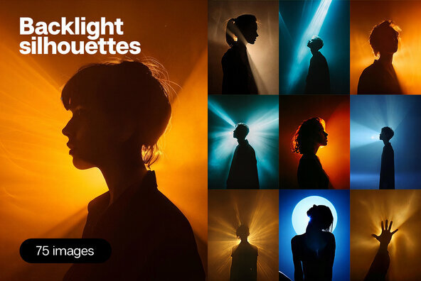 Backlight silhouettes Graphics - YouWorkForThem