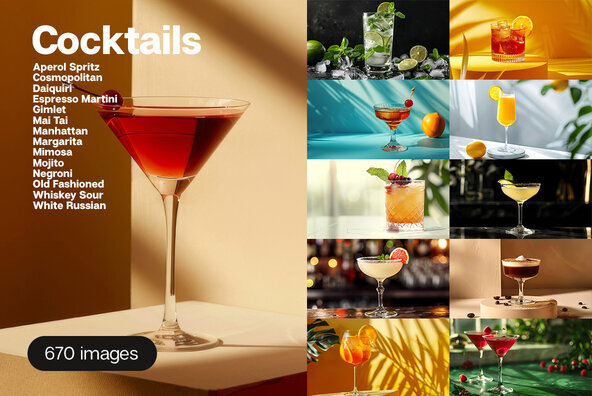 Cocktails Graphics - YouWorkForThem