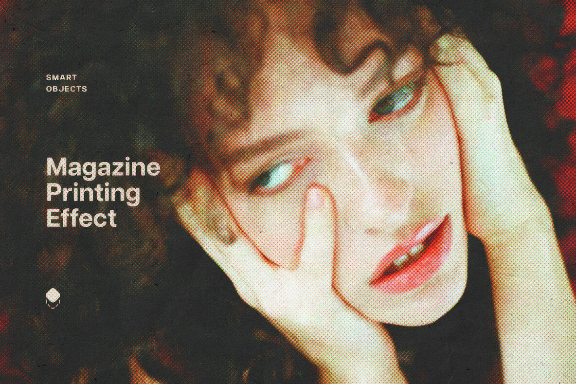 Magazine Print Photo Effect Font - FontPath