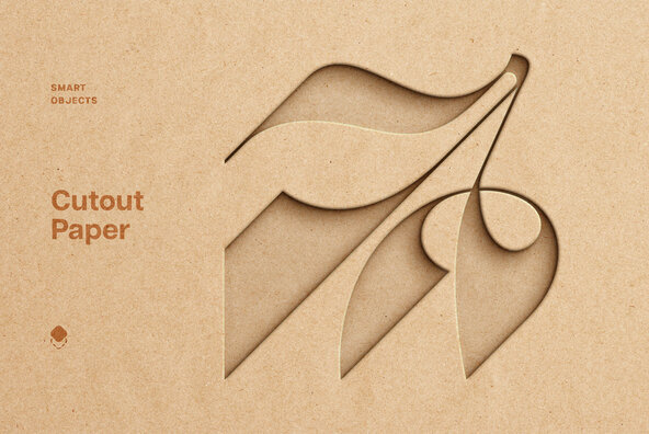 Craft Paper Cut Out Mockup - YouWorkForThem