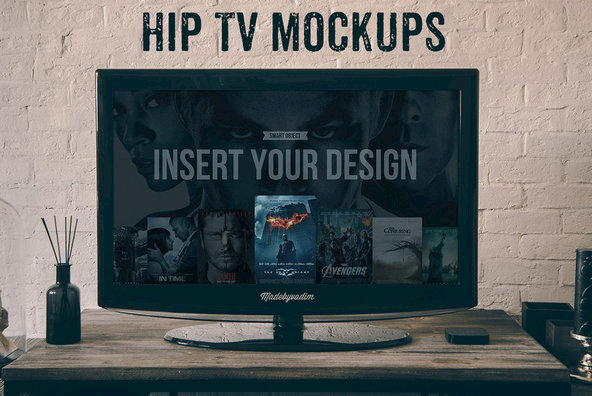 9 Hip TV Mockups Graphics - YouWorkForThem