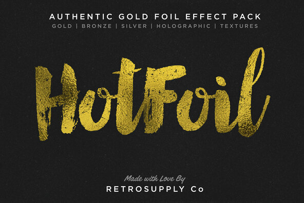 Hot Foil - Gold Foil Effects More - YouWorkForThem
