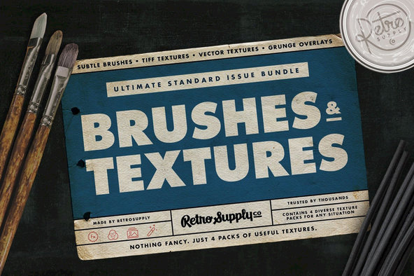 Standard Issue Brush Texture Bundle - YouWorkForThem
