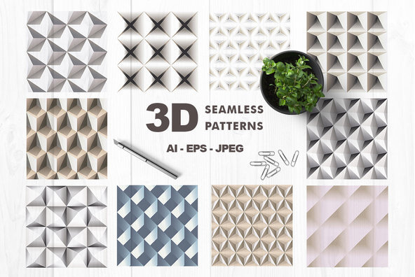 3D Patterns Graphics - YouWorkForThem