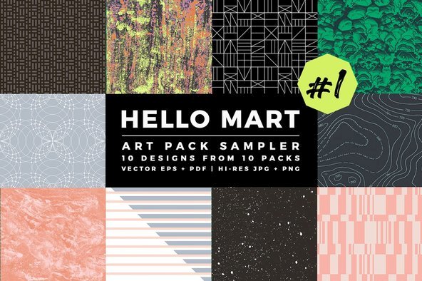 Hello Mart Sampler Graphics - YouWorkForThem