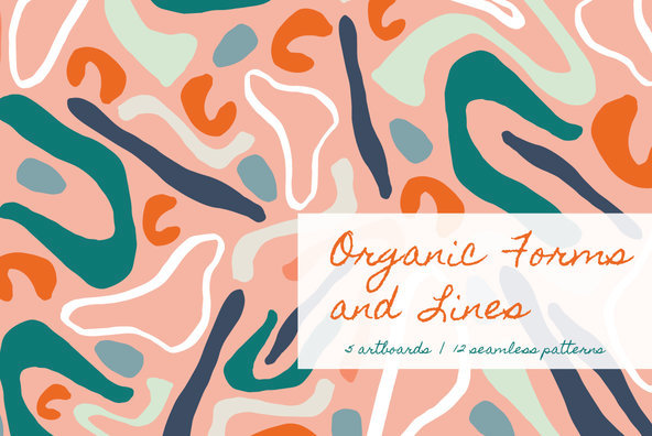 Organic Forms and Lines Graphics - YouWorkForThem