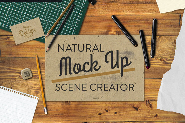 Natural Mock Up Scene Creator Graphics - YouWorkForThem
