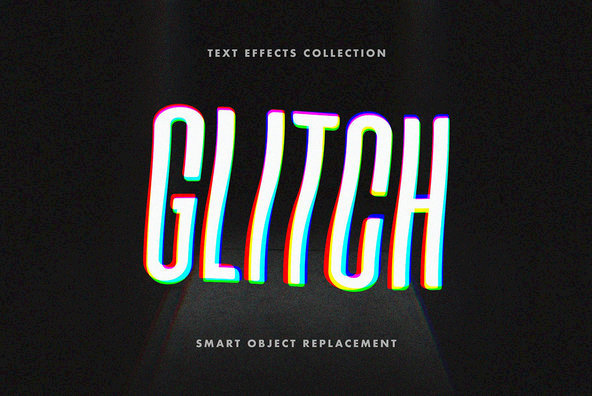 Glitch Text Effects Collection - YouWorkForThem