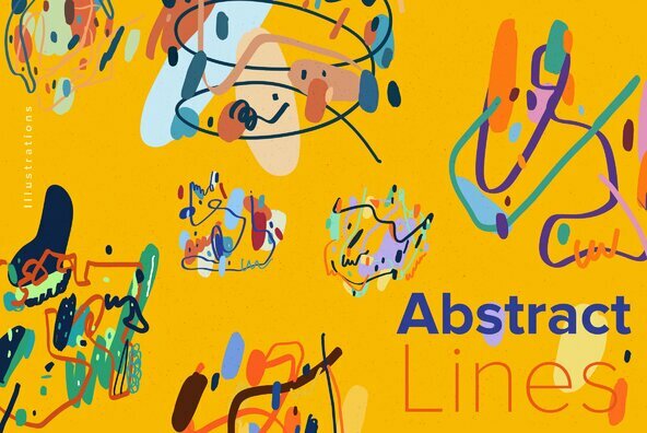 Abstract Lines Graphics - YouWorkForThem