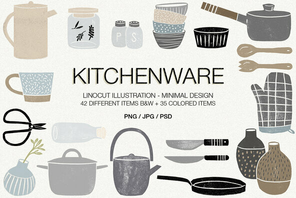 Kitchenware Graphics - YouWorkForThem