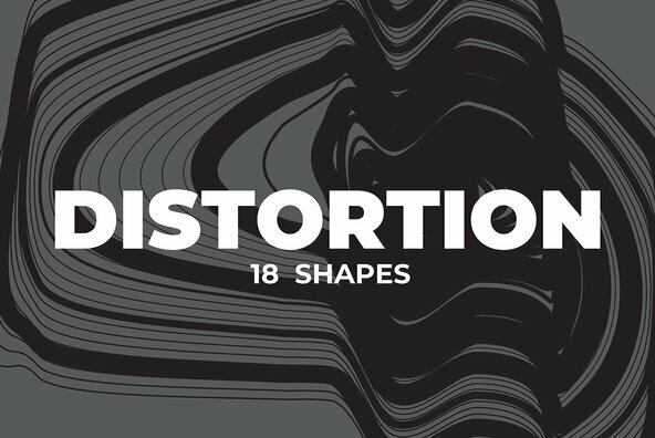 18 Vector Distortion Shapes Graphics - YouWorkForThem