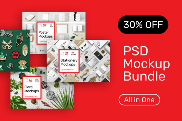 Mockup Bundle Pack - All in One Graphics - YouWorkForThem