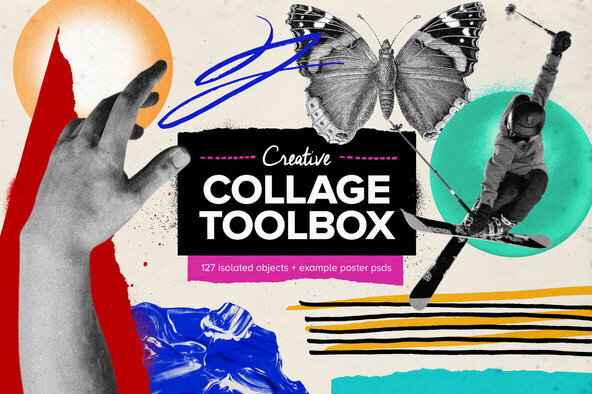 Creative Collage Toolbox Graphics - YouWorkForThem