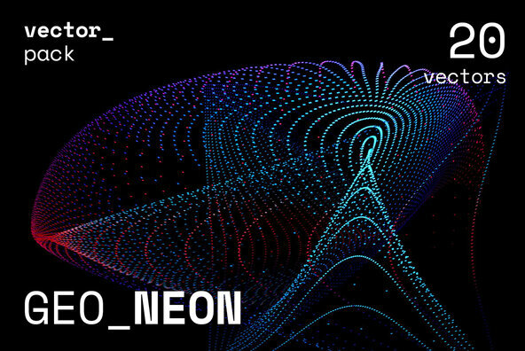 GEO_NEON Vector Pack Graphics - YouWorkForThem