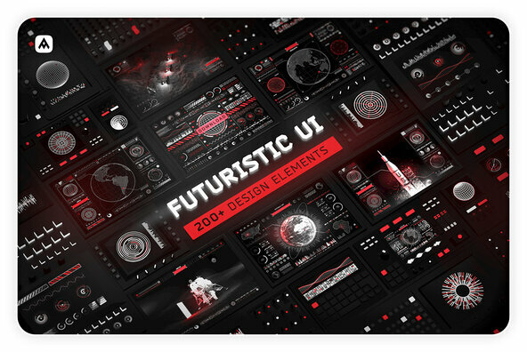 Futuristic UI Kit Graphics - YouWorkForThem