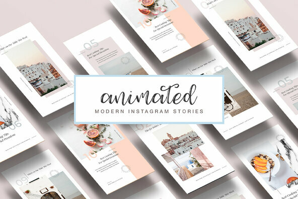 Minimal Animated Instagram Stories Graphics - YouWorkForThem