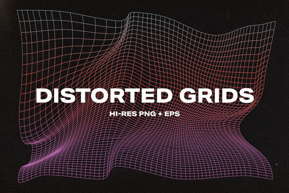 Distorted Grids Graphics - YouWorkForThem