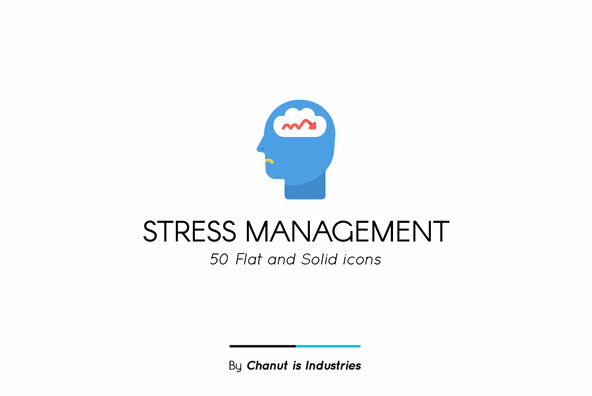 Stress Management Premium Icon Pack Graphics - YouWorkForThem