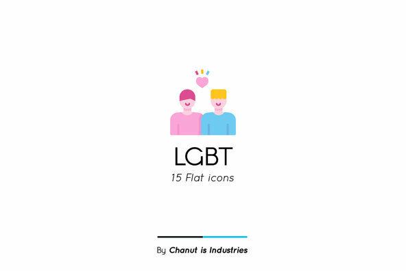LGBT Premium Icon Pack Graphics - YouWorkForThem