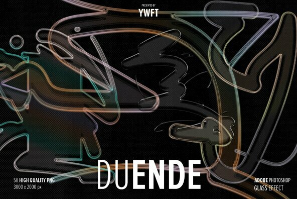 Duende Glass Effect Graphics - YouWorkForThem