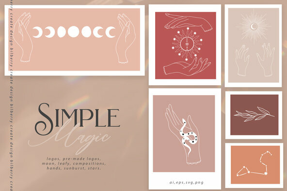 Simple Magic Art Set Graphics - YouWorkForThem